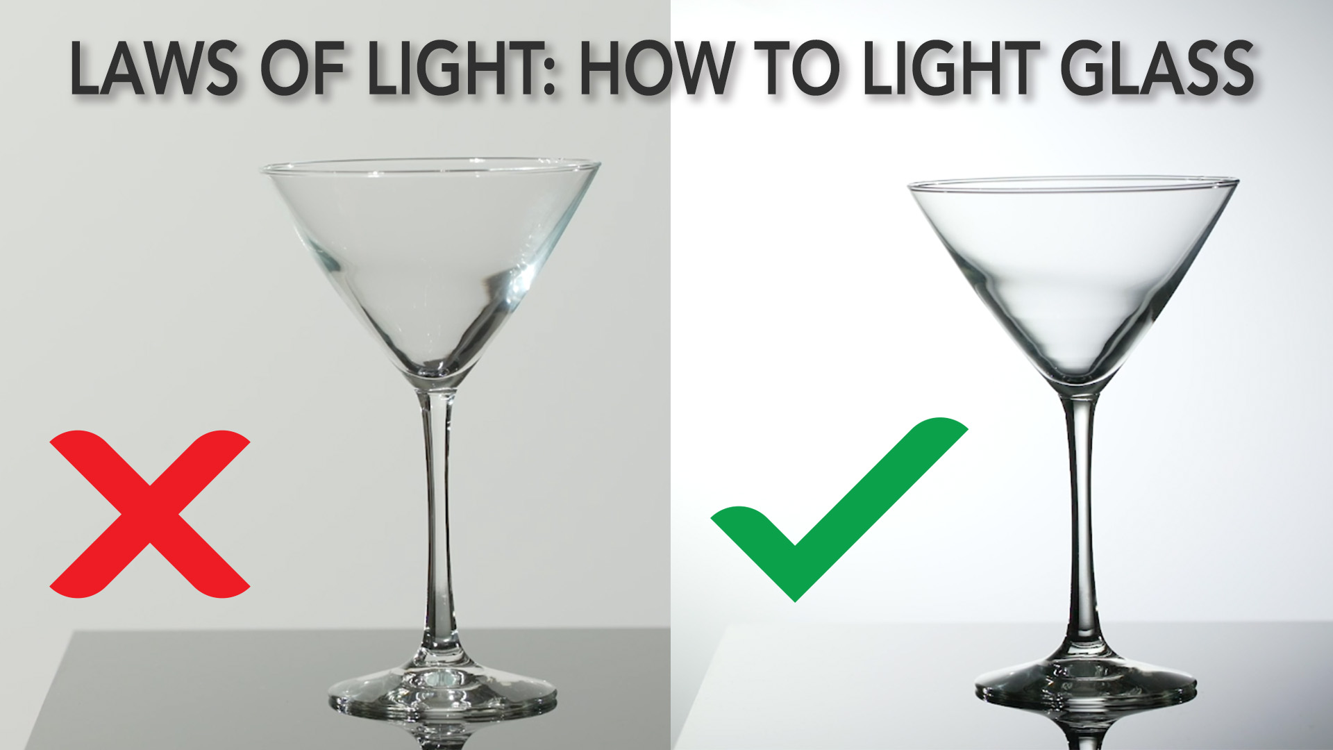 Laws of Light: How to Light Glass - The Slanted Lens